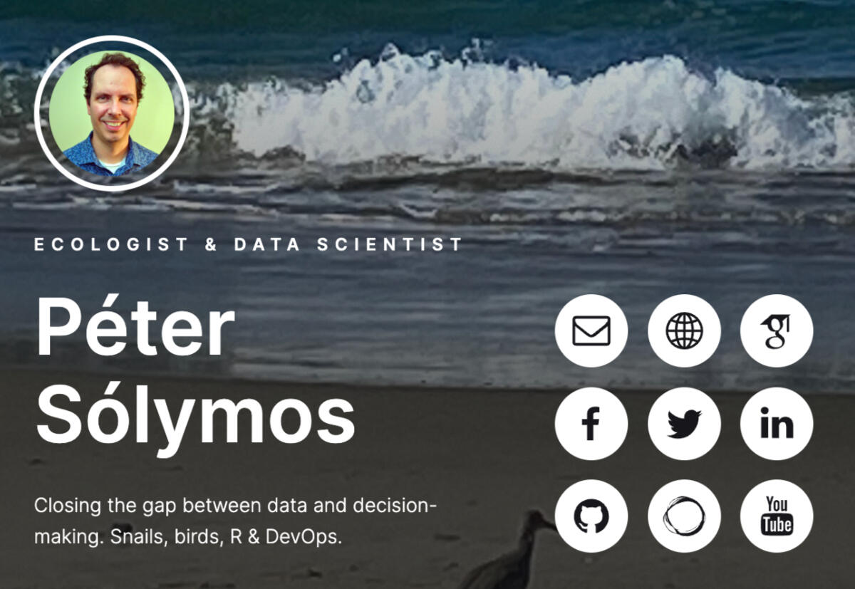 Péter Sólymos Personal Website